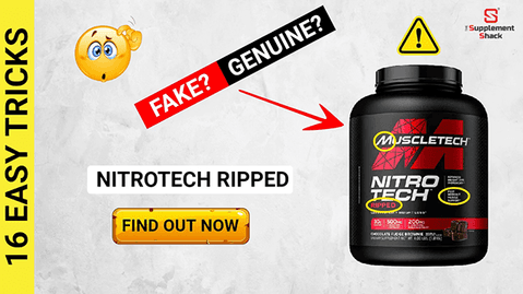 10 Easy Tricks To Spot A Fake Nitrotech Protein Jar